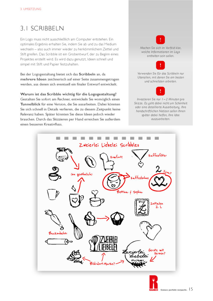 Logoentwicklung von der Idee bis zum Druck - RAUSCH-Blog
